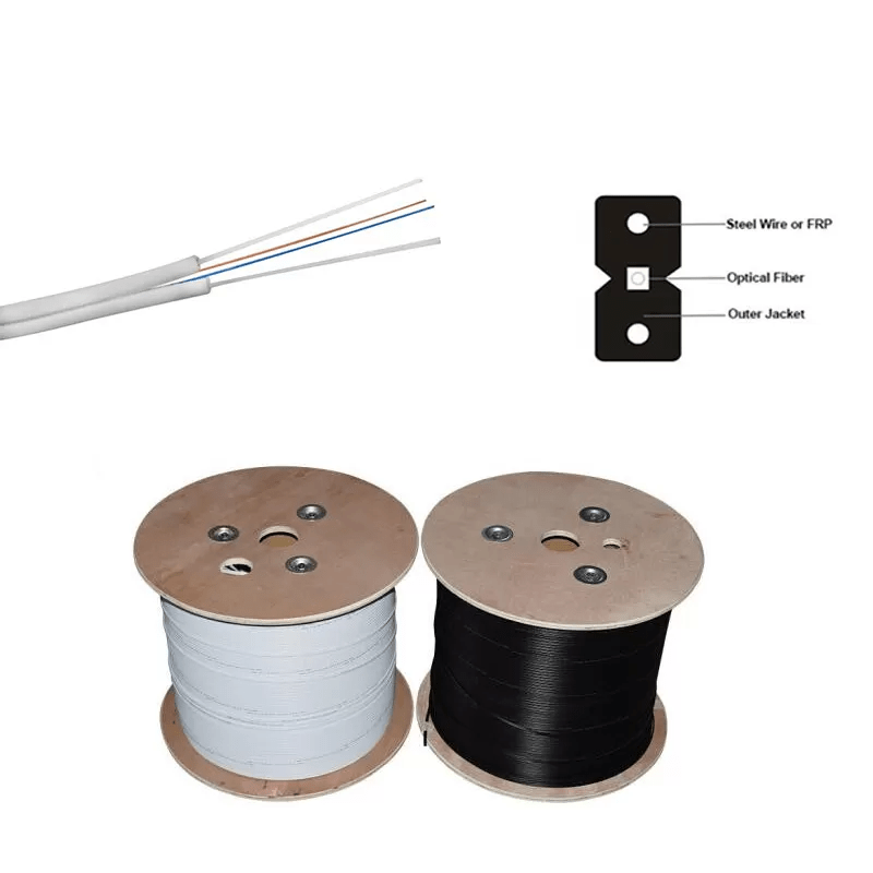 FTTH Fiber Drop Cable - Flat FTTH drop cable, Figure-8 Aerial Drop ...